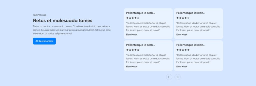 Split with grid slider - Bricks Library