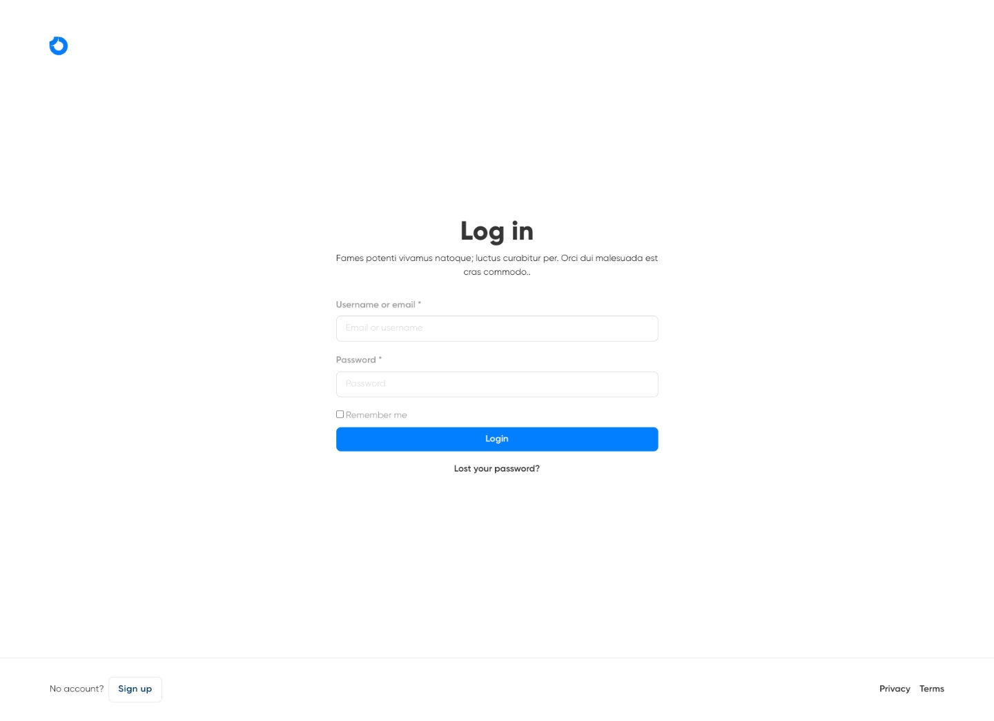 Login Page #1 - Bricks Library